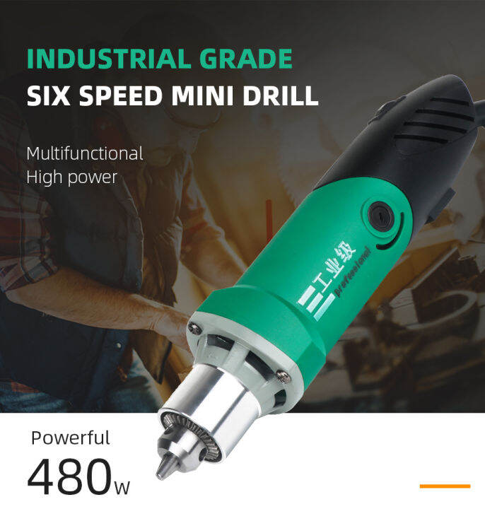 Mesin Gerinda 6mm Drilling Machine 220V/480W Mini Full Set Murah Mini Grinder Set Bor Mini Drill ...