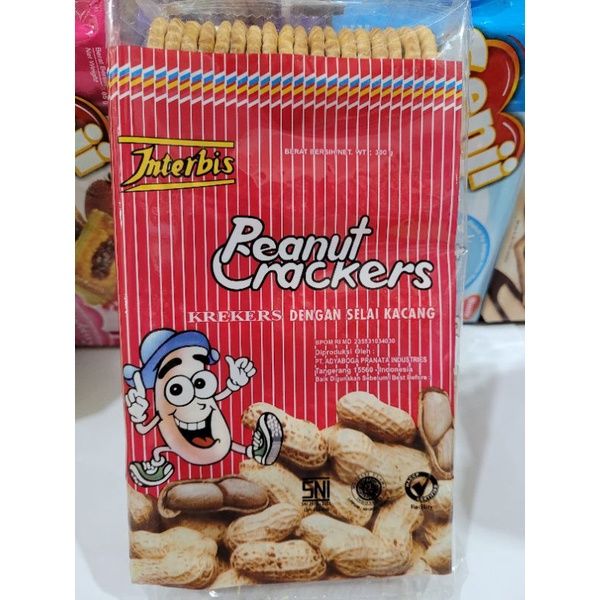 BISKUIT KACANG / INTERBIS PEANUT CRAKERS 300GR 1PCS | Lazada Indonesia