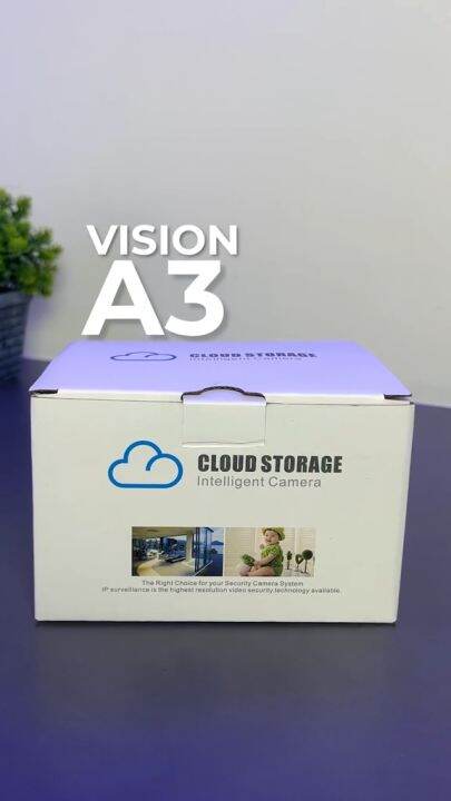 VISION A3 1080P Smart IP CCTV Camera Wifi Connect to Cellphone 1.0MP 2 ...