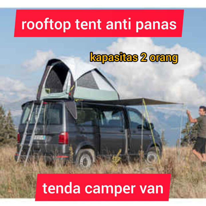 tenda camper van inflatable roof top tent campervan rooftop praktis ...