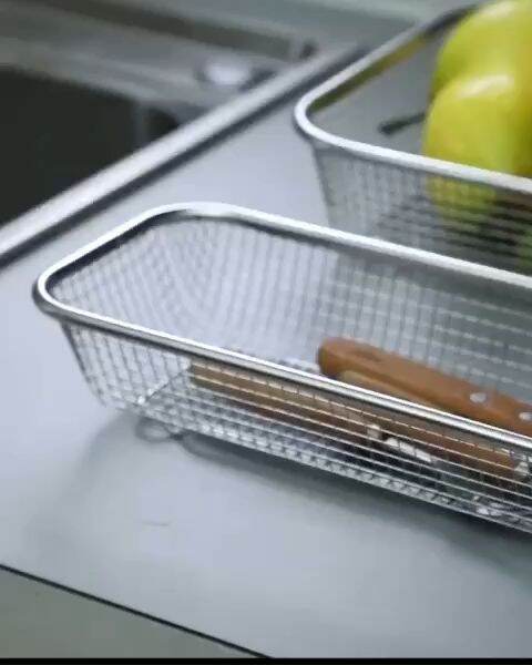 Rổ lưới inox 304 đựng đồ thức ăn chiên, ráo rau củ dày dặn | Lazada.vn