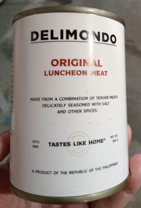 DeliMondo Original Luncheon Meat 260g | Lazada PH