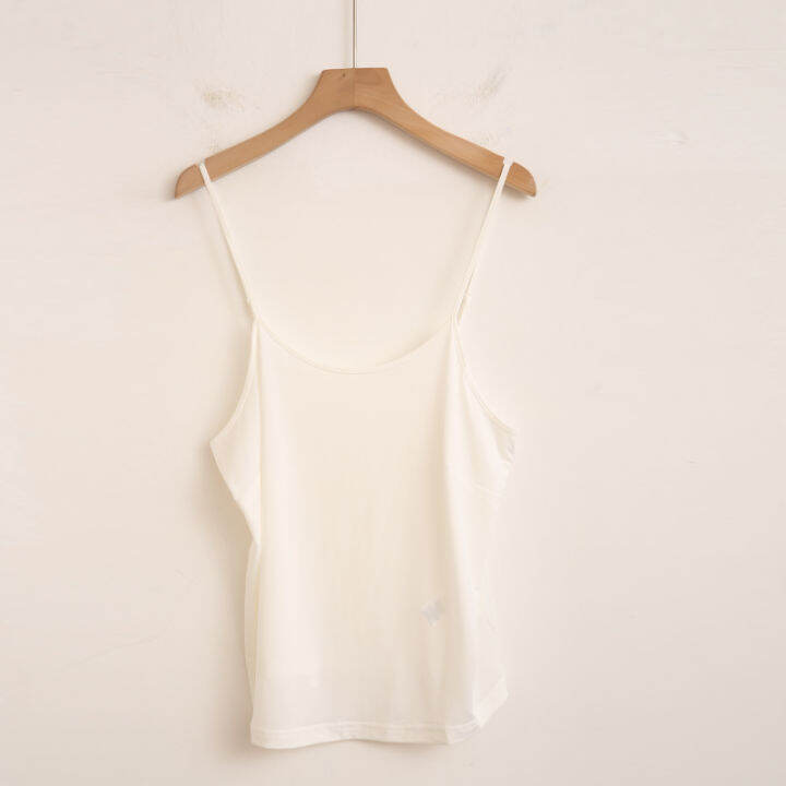 Summer All-Matching Base Slim Looking Loose Solid Color Small Sling ...