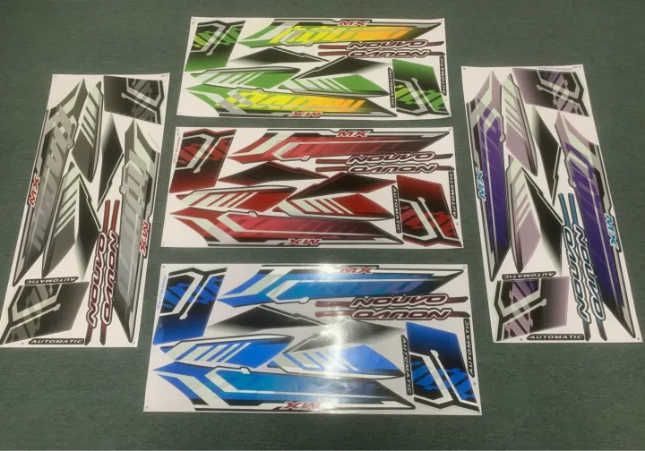 YAMAHA NOUVO S / NOUVO MX ( Siam ) ( 5 ) STRIPE BODY STICKER | Lazada