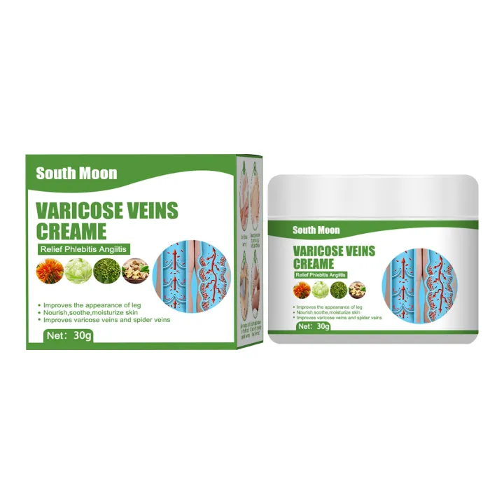 South Moon Varicose Veins Cream Earthworm Leg Veins Remover Solution ...