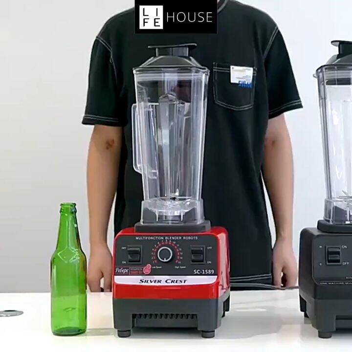 [Msia Plug] 4500W Heavy Duty Kitchen Blender Machine (2L) Pengisar ...