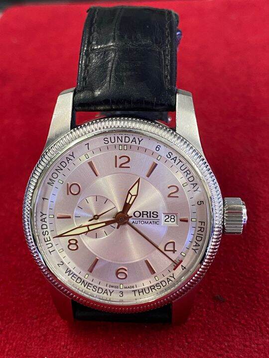 ORIS Big Crown Automatic 27 Jewels ตัวเรือนสแตนเลส นาฬิกาผู้ชาย มือสอง ...