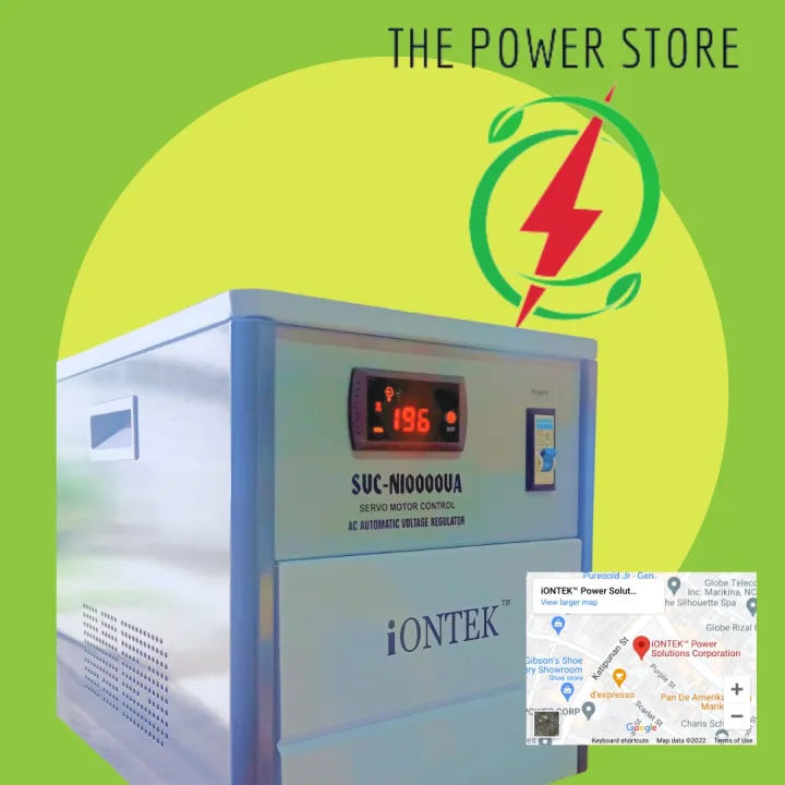 AVR 5000VA, iONTEK™ Voltage Regulator 5kVA Servo Motor Control, 1 Phase ...