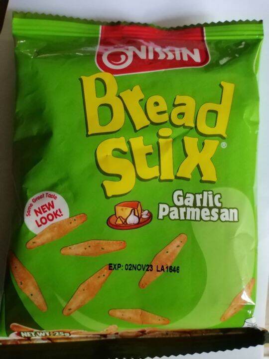Bread Stix garlic parmesan Nissin 25g | Lazada PH