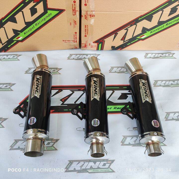knalpot samlong king original tipe drag inlet 38 dan 50 slinser/slincer ...