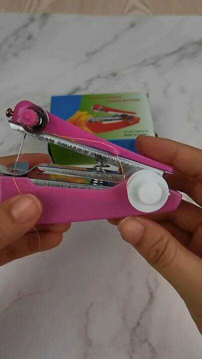 My boss hand-held sewing machine mini portable sewing machine stapler ...