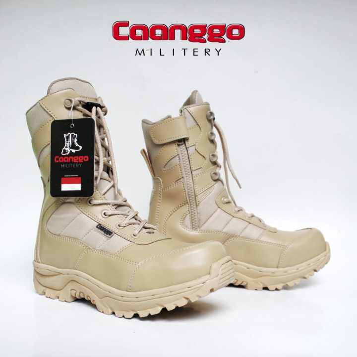 sepatu PDL POLPP CREM sepatu pdl tni polisi fredator crem safety ujung ...