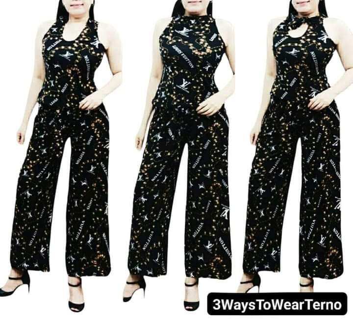 HALTERED TERNO FLOWY SQUAREPANTS (fit up to xlarge) | Lazada PH