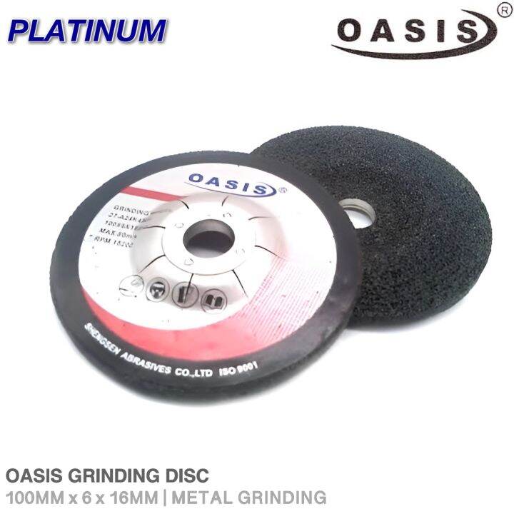 OASIS Grinding Disc | 100MM x 6MM x 16MM | Metal Grinding Disk | Lazada PH