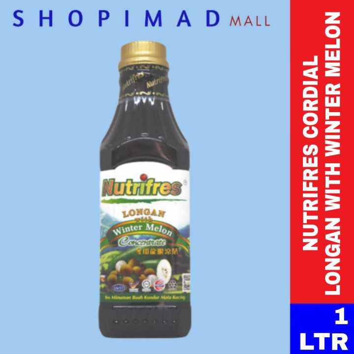 [1Liter] NUTRIFRES CORDIAL LONGAN WITH WINTER MELON | KORDIAL MINUMAN ...