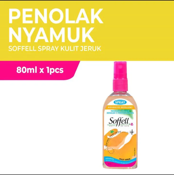 SOFFEL SPRAY KULIT JERUK | SPRAY ANTI NYAMUK | Lazada Indonesia