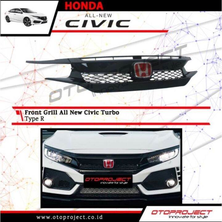 Grill all new Civic turbo type R | Lazada Indonesia