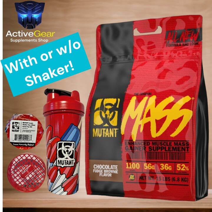 Mutant Mass 15 LBS with or w/o Shaker (2 flavors Availble) | Lazada PH