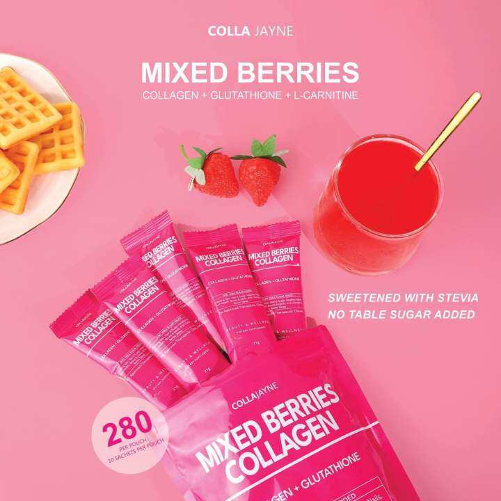 COLLAJAYNE MIXED BERRIES COLLAGEN + GLUTATHIONE | Lazada PH