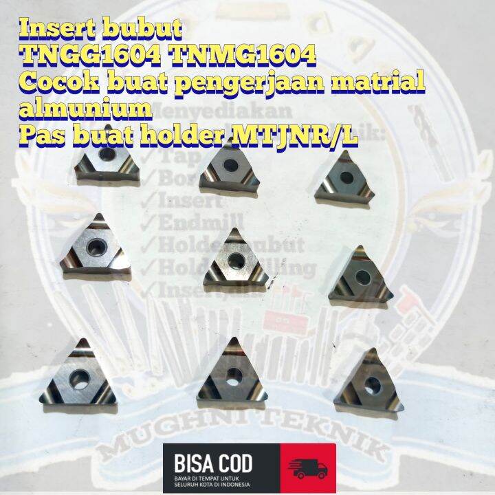 Insert Carbide Insert Bubut Pahat Bubut Mata Bubut Tngg1604 Tnmg1604