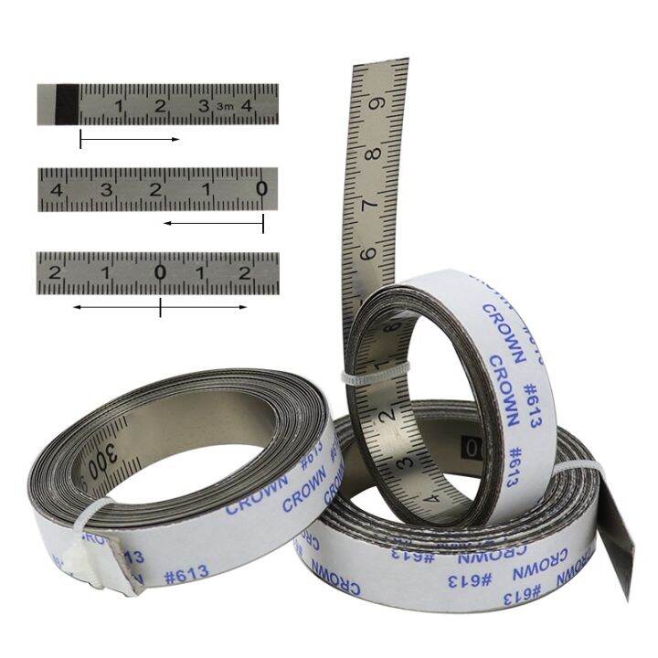 Miter Track Tape Measure Self Adhesive Metric Stainless Steel Scale ...