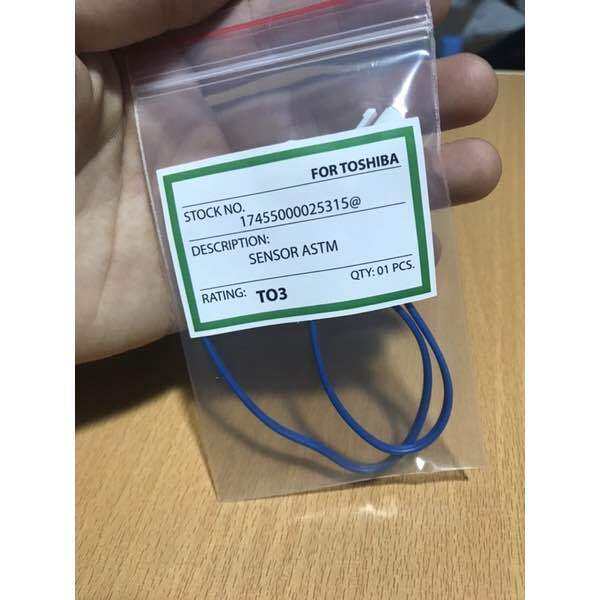 เซ็นเซอร์ละลายน้ำแข็งตู้เย็น TOSHIBA 8K SENSOR DEFROST (D-SENSOR) เซ็นเซอร์ตู้เย็น TOSHIBA ...