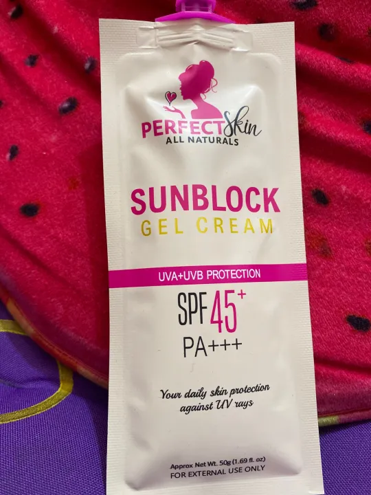 Perfect Skin Sunblock Gel Cream 50g | Lazada PH