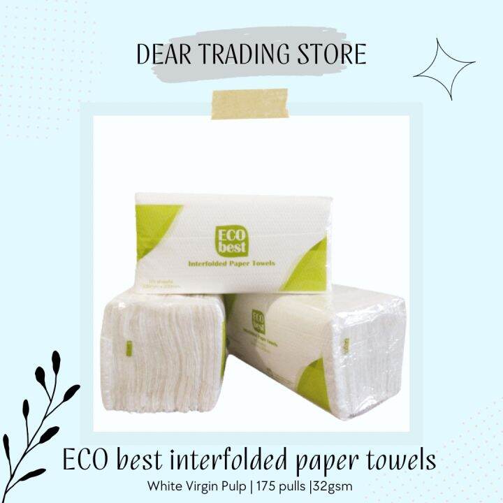 ECO Best Interfolded Paper Towel (3 packs) | Lazada PH