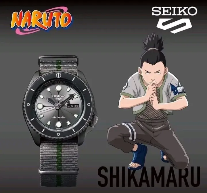 Seiko 5 Sports Naruto Limited Edition Shikamaru Automatic Watch | Lazada PH