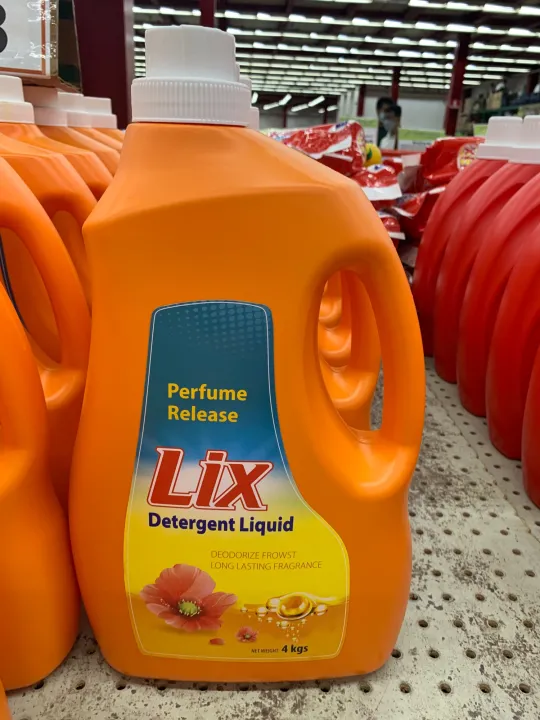 Lix Liquid Detergent Perfume Release 4kg | Lazada PH