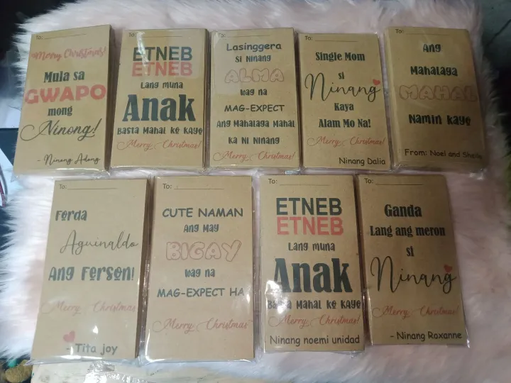 12pcs #1Customized/Personalized money Envelope (Angpao) | Lazada PH