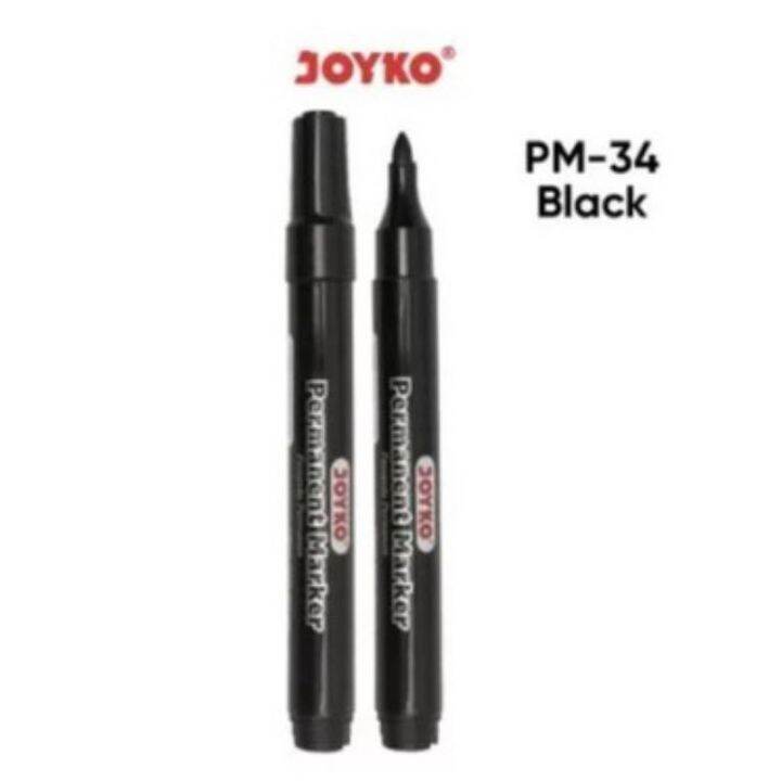 Spidol Permanent Joyko PM - 34 (12pcs/pak) | Lazada Indonesia