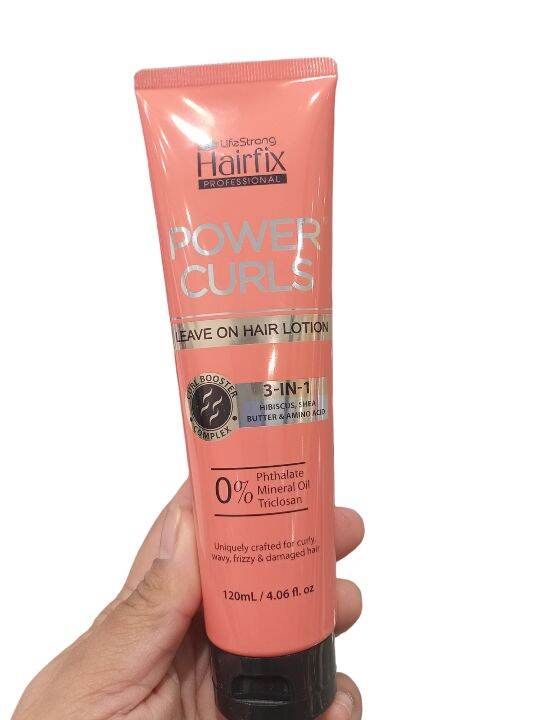 HairFix Power Curls Leave on hair lotion 120ml | Lazada PH