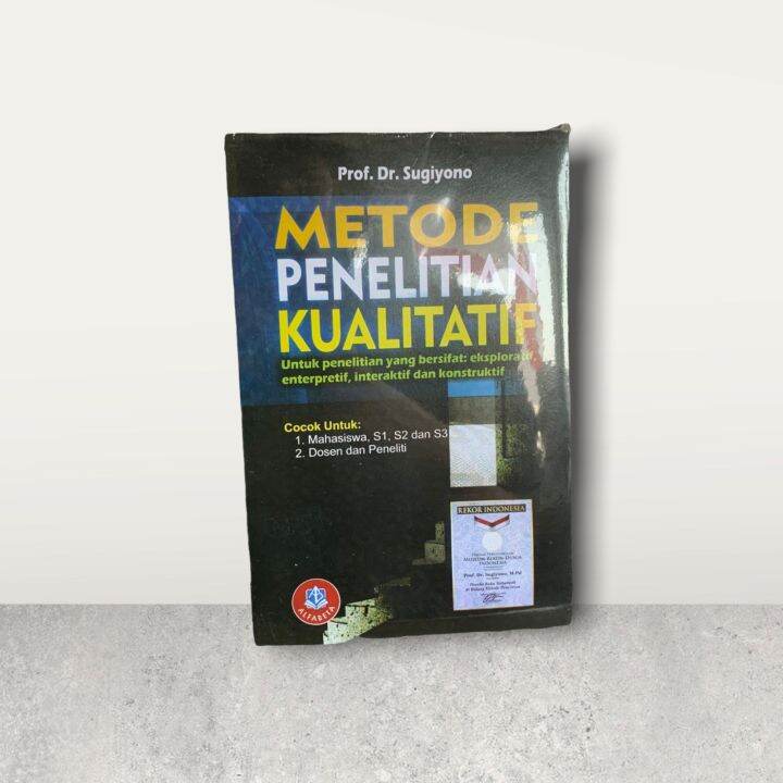 Metode Penelitian Kualitatif Sugiyono | Lazada Indonesia