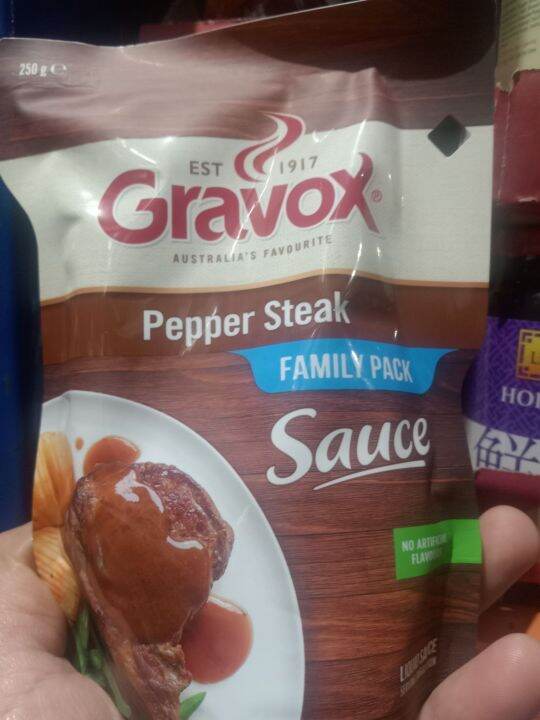 GRAVOX PEPPER STEAK SAUCE 250GRMS (UK) 137832 | Lazada PH