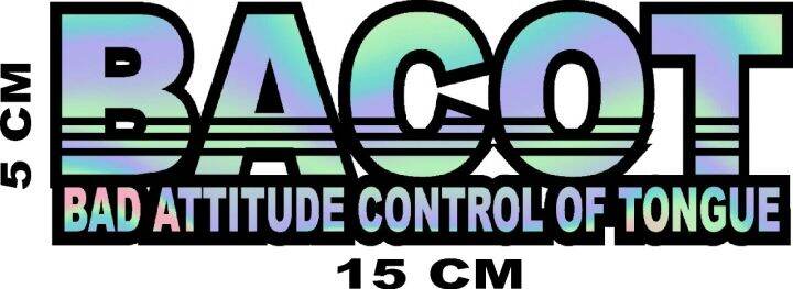 Sticker Bacot Warna Hologram | Lazada Indonesia