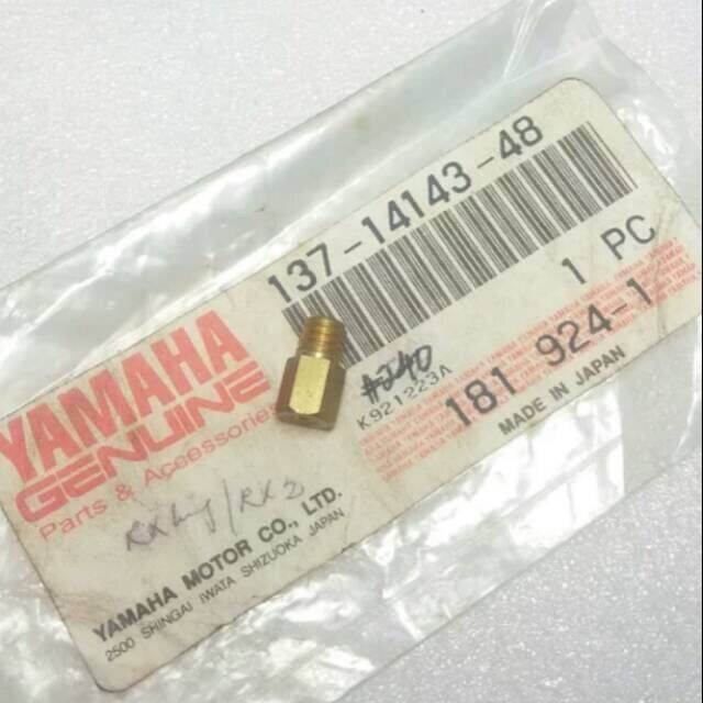 japan original 137 14143 48 spuyer karburator main jet yamaha dt125 ...