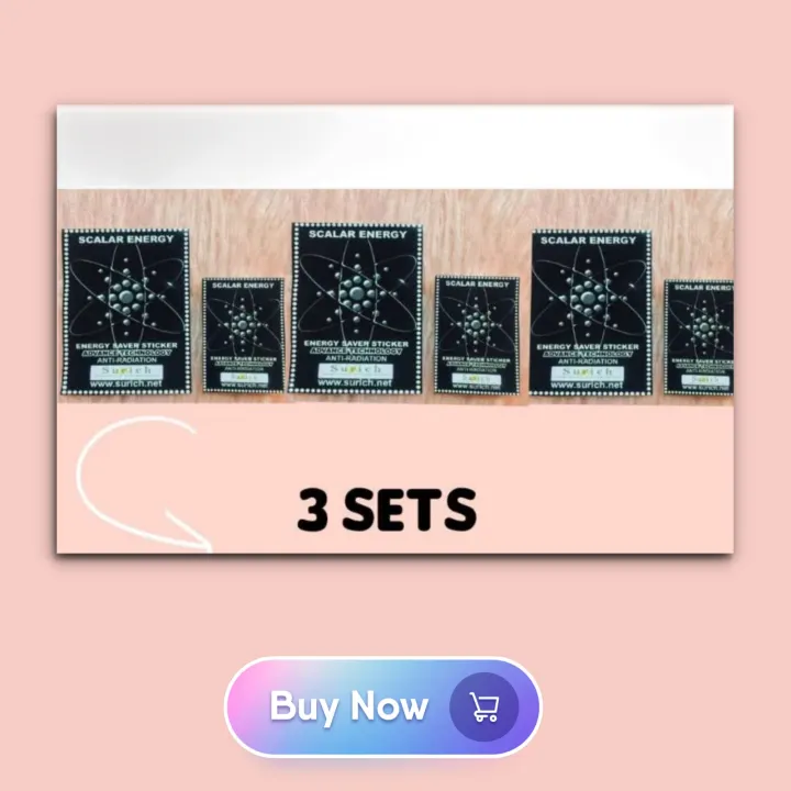 Surich Scalar Energy Saver Sticker | Lazada PH
