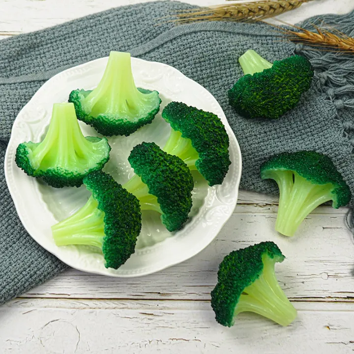 Simulation Food Vegetables Broccoli Cauliflower Model Photography Props ...