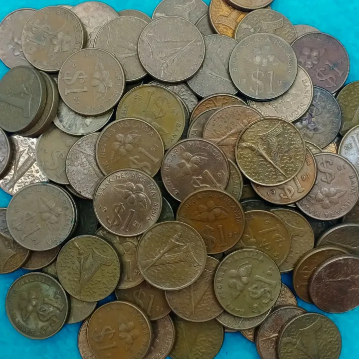 coin rm1 duit syiling lama duit syiling RM1 lama duit lama duit kertas ...