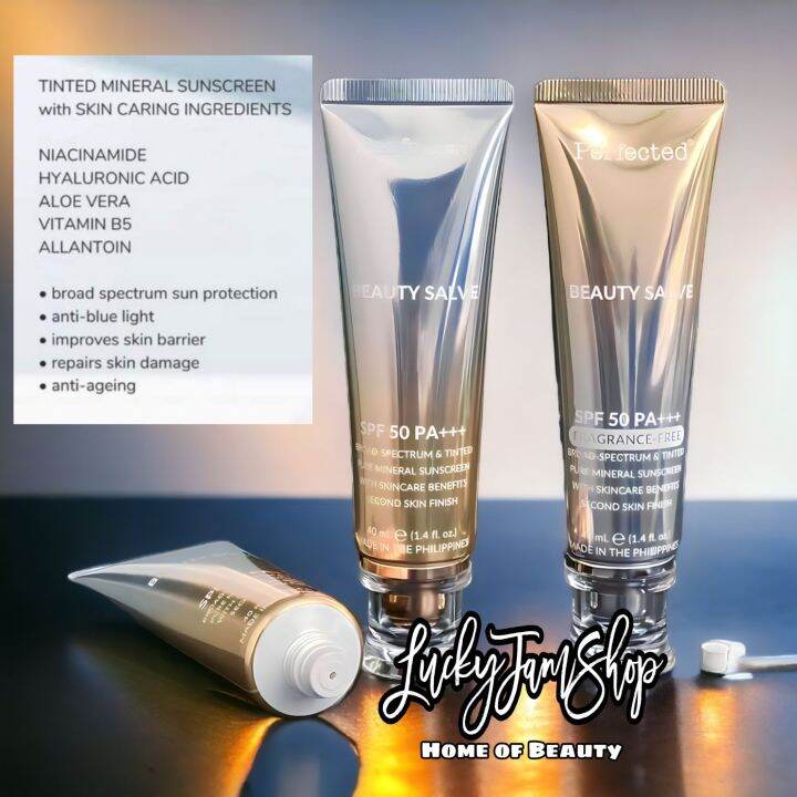 Perfected Beauty Salve Pure Mineral Sunscreen SPF50 PA+++ ¹ | Lazada PH