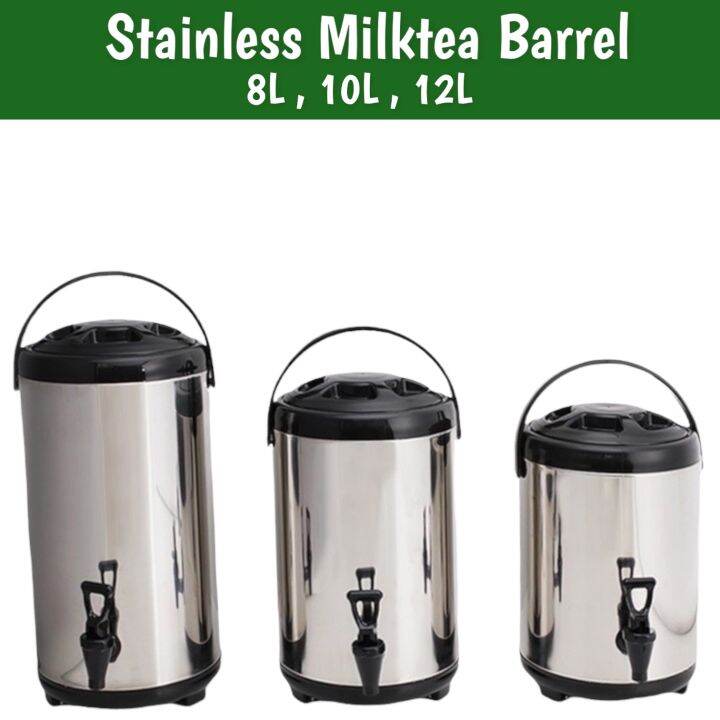 Milk Tea Barrel / Stainless Barrel 8L 10L 12L / Milk Tea Bucket ...