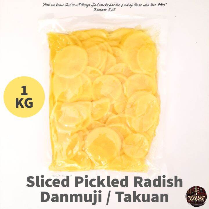 Korean 1KG Sliced Yellow Pickled Radish Danmuji Takuan Takuwan | Lazada PH