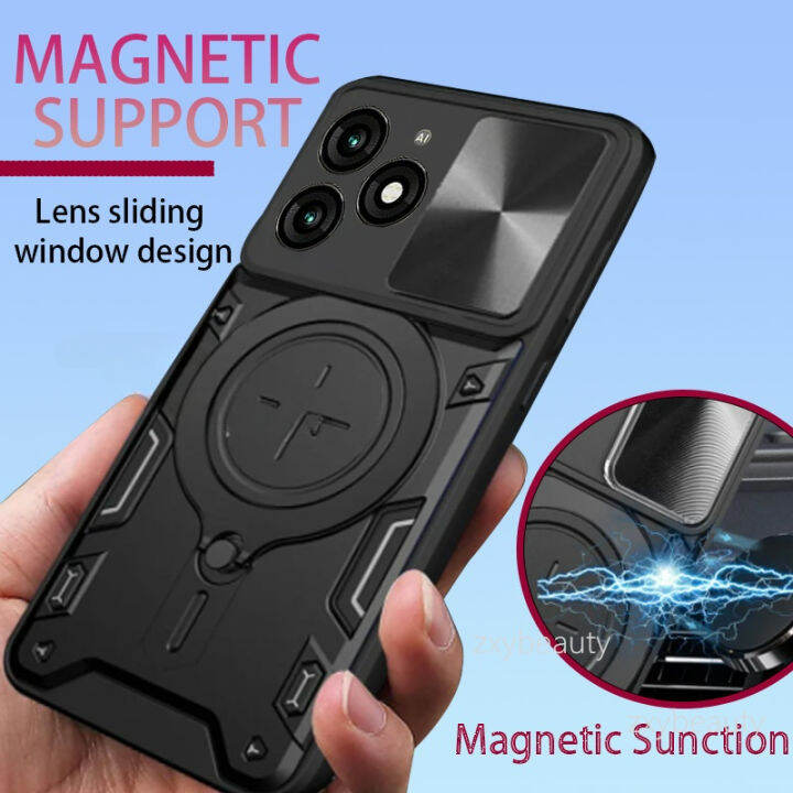 Tecno Spark Go 2024 Casing For Tecno Spark Go SparkGo 2024 2023 4G 5G Shockproof Armor Push Pull ...