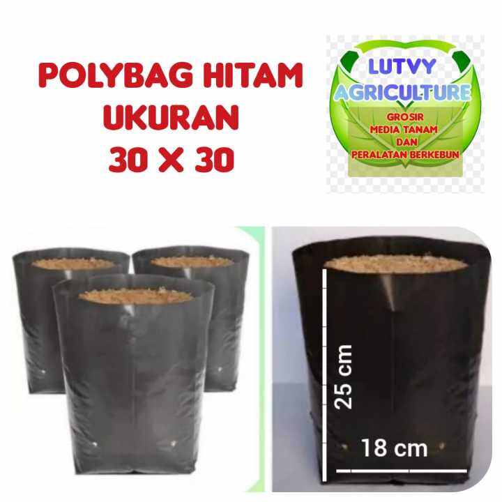 Polibag Hitam ukuran 30 X 30 | Lazada Indonesia
