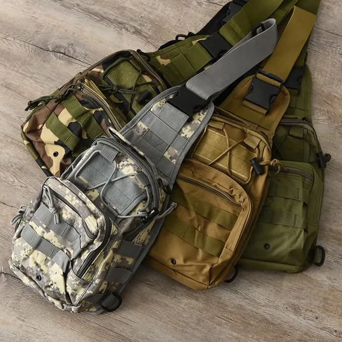 KGS Tas Selempang Pria Tas Cowok Tactical Army Military Riding Gear ...