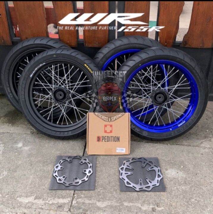 Sepaket Velg WR155 Tromol Jari-jari EXPEDITION Original Plus Ban Maxxis ...