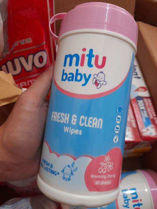Mitu Baby Wipes Botol 60s | Lazada Indonesia
