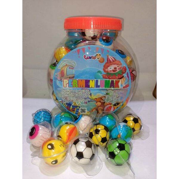 LUVMI PERMEN LUNAK ISI 50 PCS BUKAN PERMEN KARET RASANYA SEPERTI PERMEN ...
