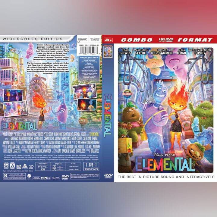 Dvd film Kartun Elemental (2023) | Lazada Indonesia